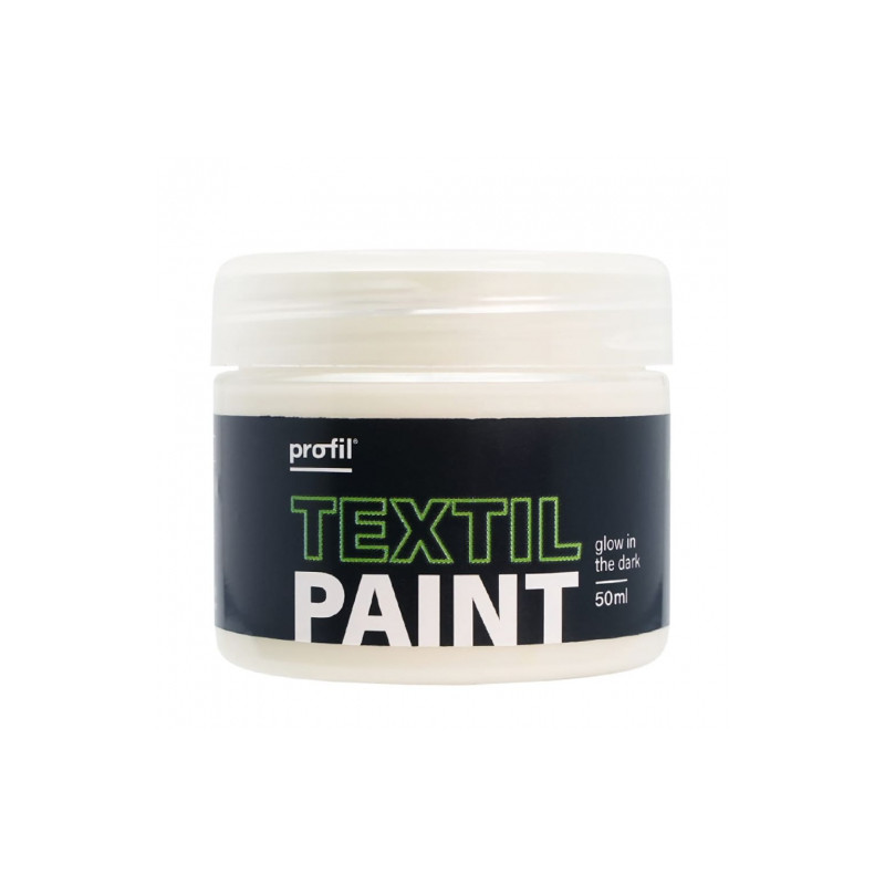 Profil textil paint paint for light fabrics glowing in the dark 50ml